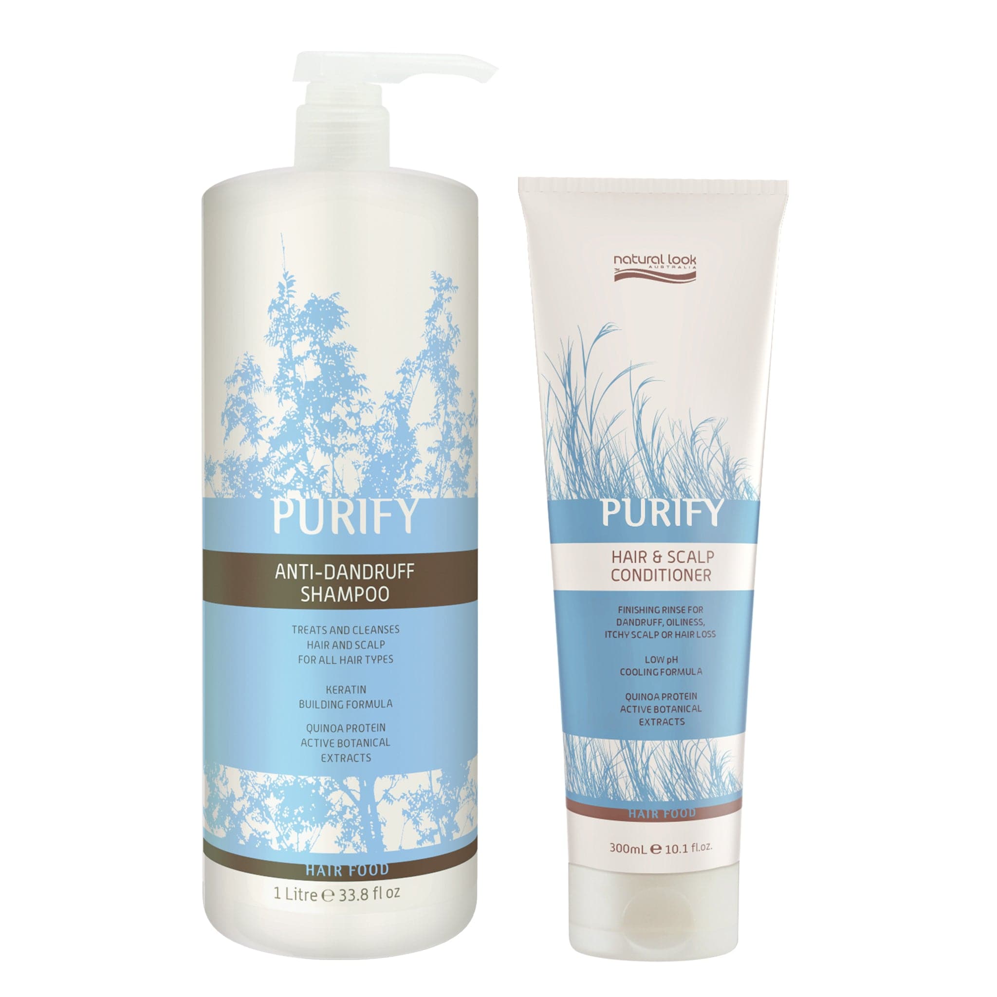 Purify Anti-Dandruff Shampoo & Conditioner Bundle – Natural Look Australia