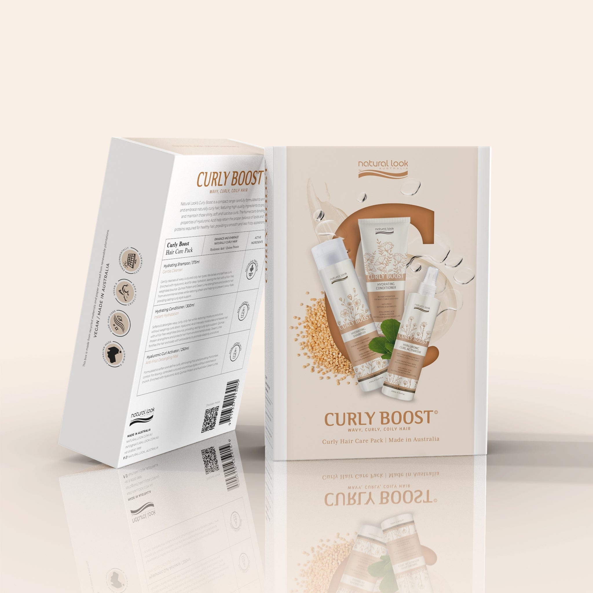 Curly Boost Gift Pack – Natural Look Australia