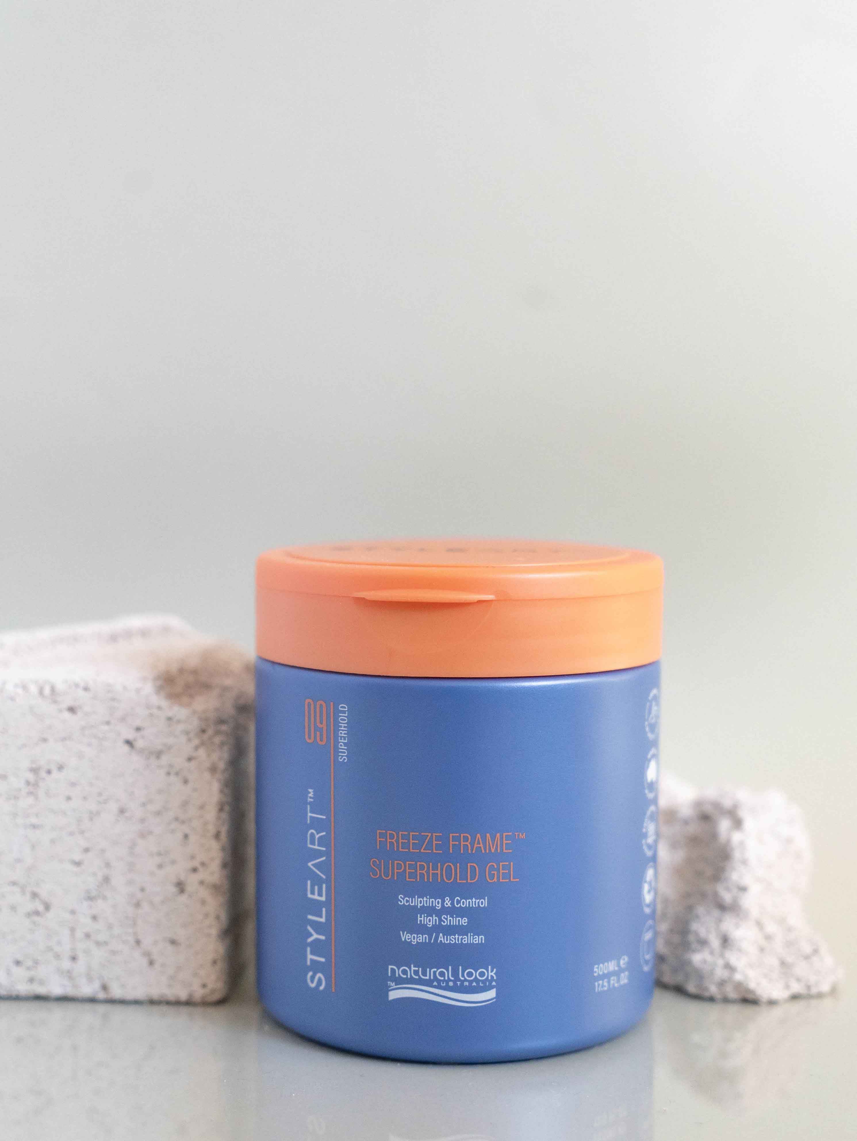 Freeze Frame Superhold Styling Gel – Natural Look Australia