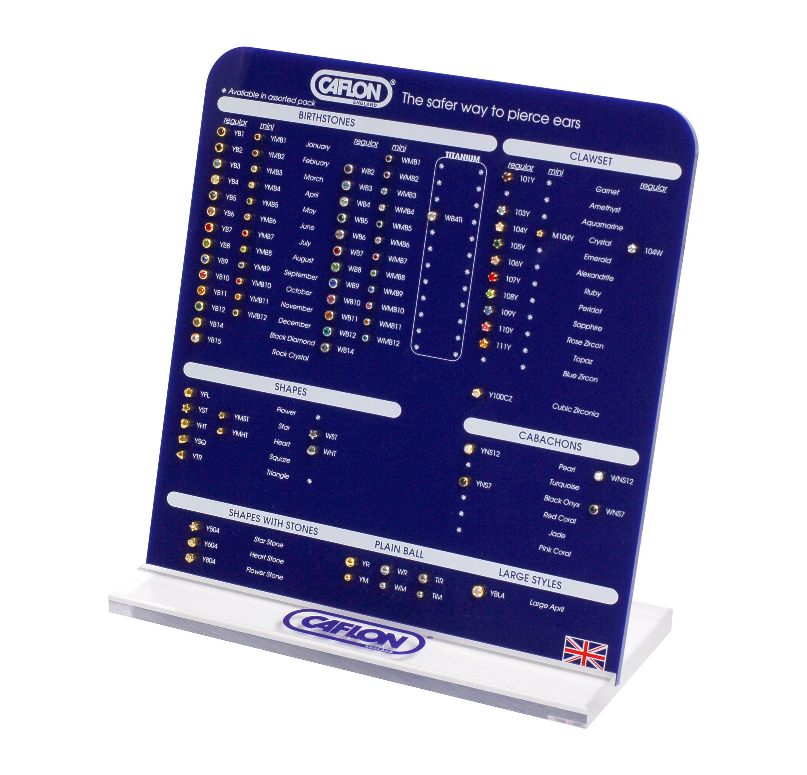 Counter Display Board (With Studs) – Natural Look Australia