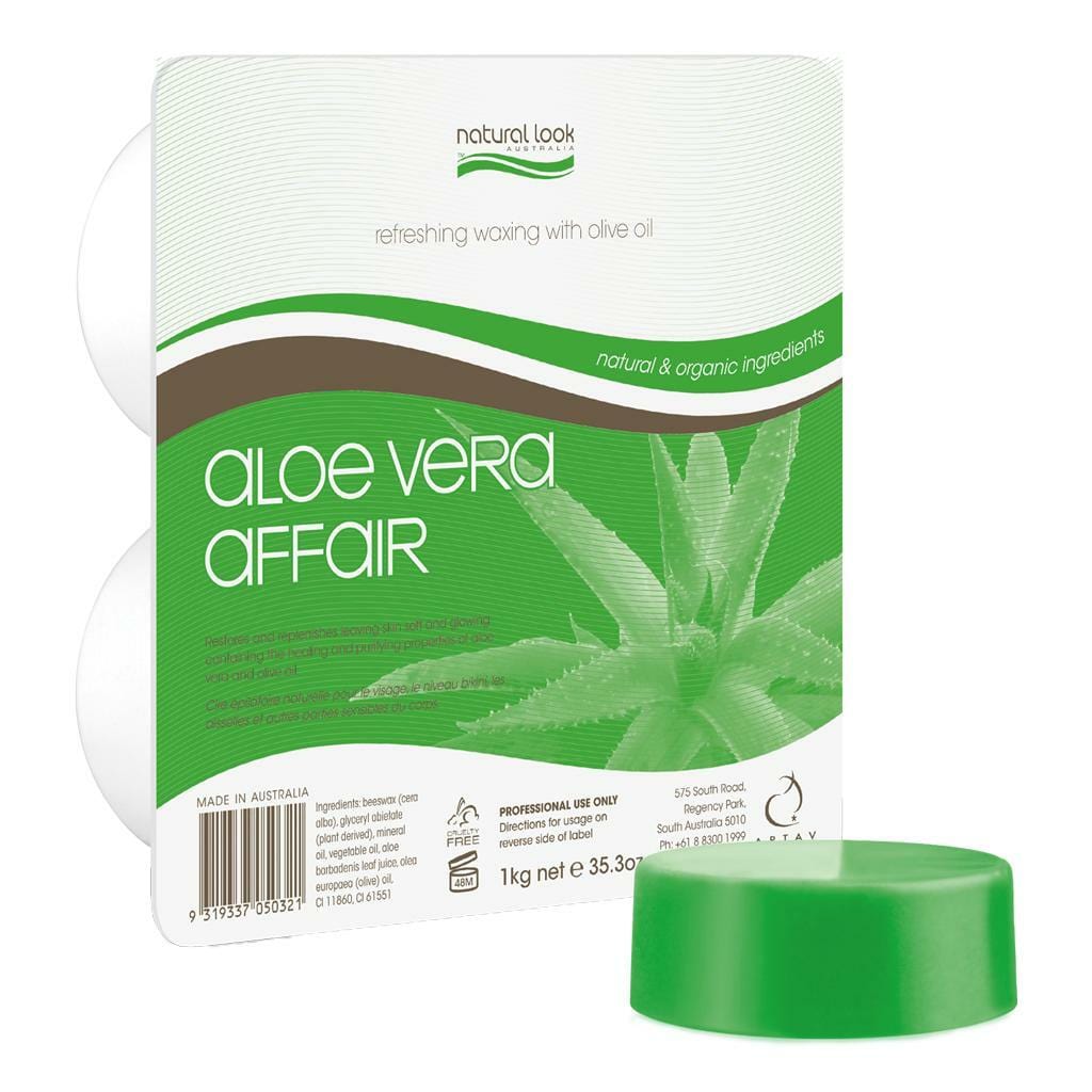 Depilatory Waxing Aloe Vera Affair Hot Wax – Natural Look Australia