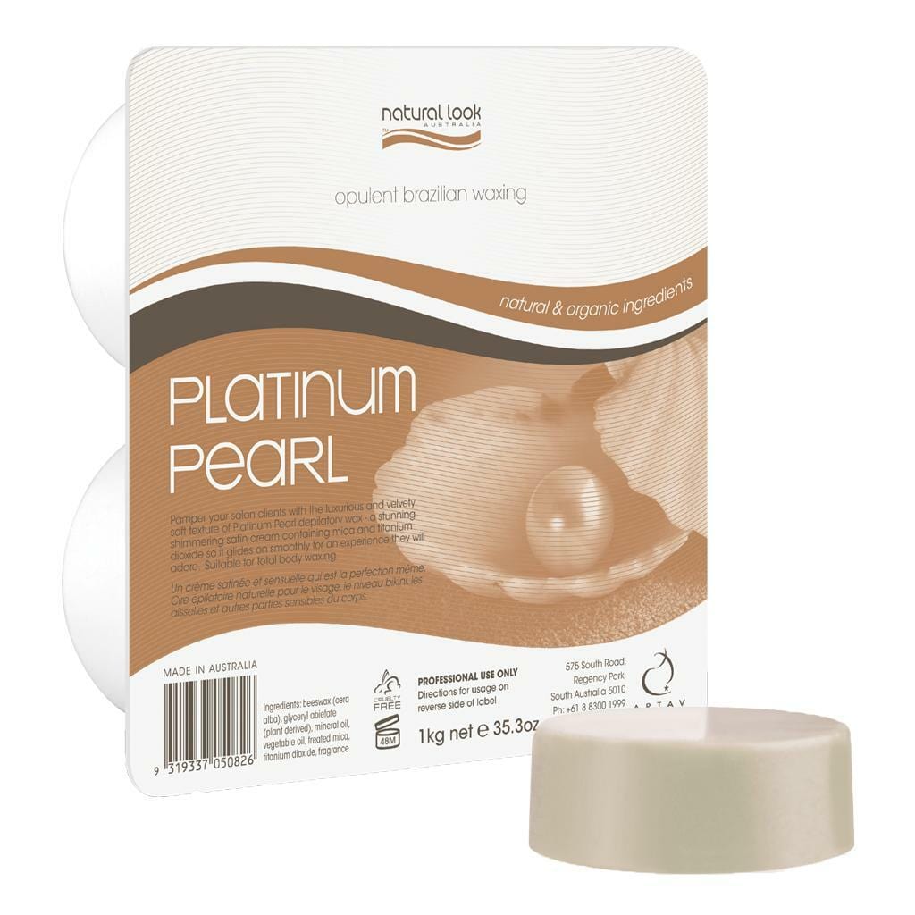 Depilatory Waxing Platinum Pearl Hot Wax – Natural Look Australia