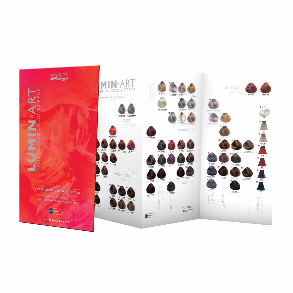 LuminArt Permanent Colour Chart – Natural Look Australia